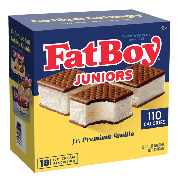 FatBoy Ice Cream | FatBoy® Junior Ice Cream Sandwich.
