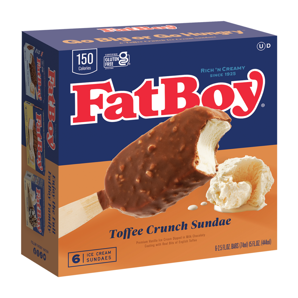 Ice Cream Sundaes and Frozen Dessert Bars | FatBoy Ice Cream