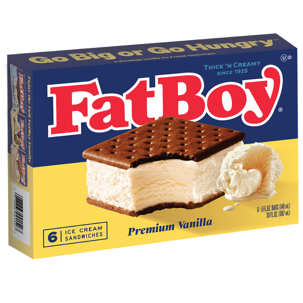 FatBoy Ice Cream | FatBoy® Ice Cream Sandwich